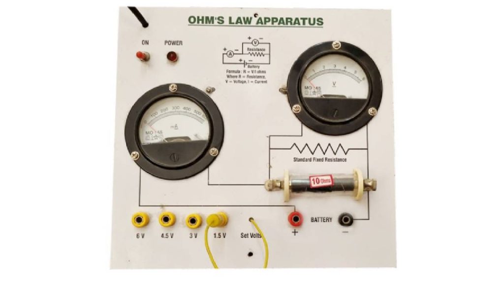 Ohms Law Apparatus SE1198 for Physics Lab Experiments